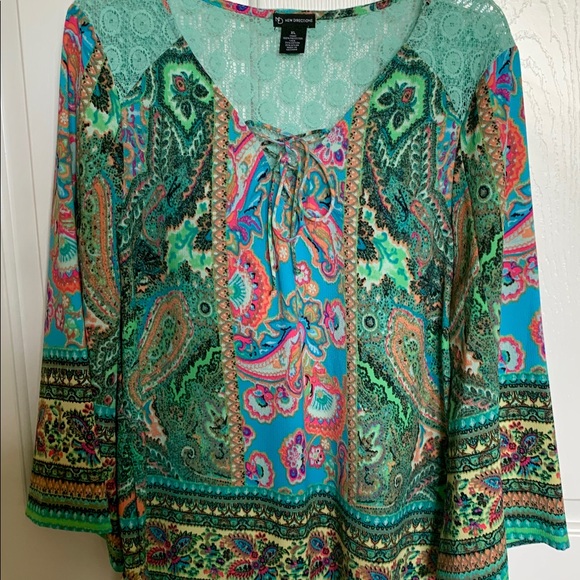 new directions | Tops | New Directions Xl Blouse Price Reduced | Poshmark